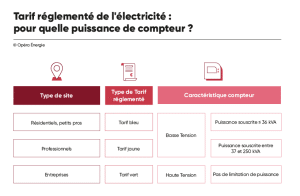 Tarif bleu, jaune et vert : quelles sont les différences ? - Opéra Energie